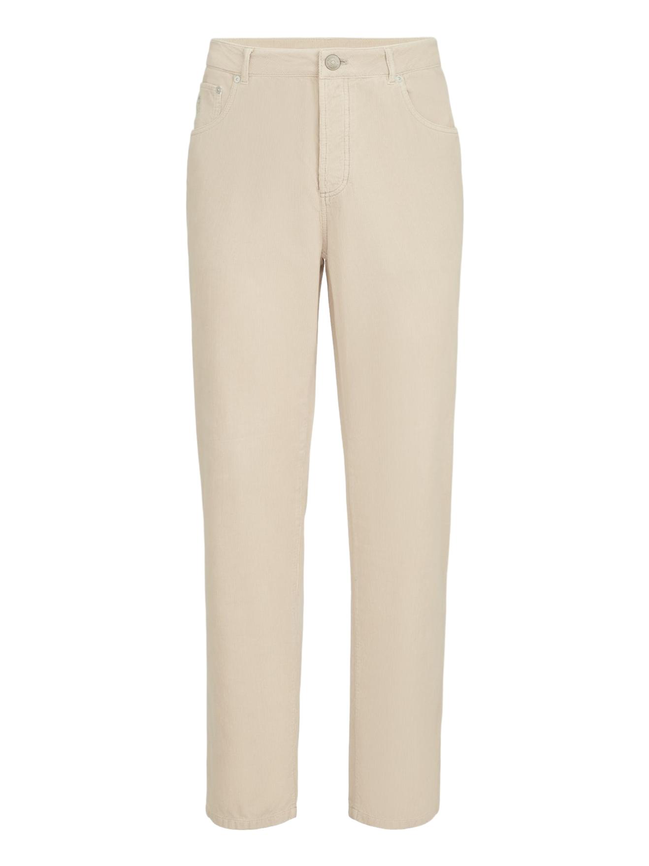 BRUNELLO CUCINELLI Brunello Cucinelli Garment-Dyed Cotton Narrow-Wale Corduroy Trousers