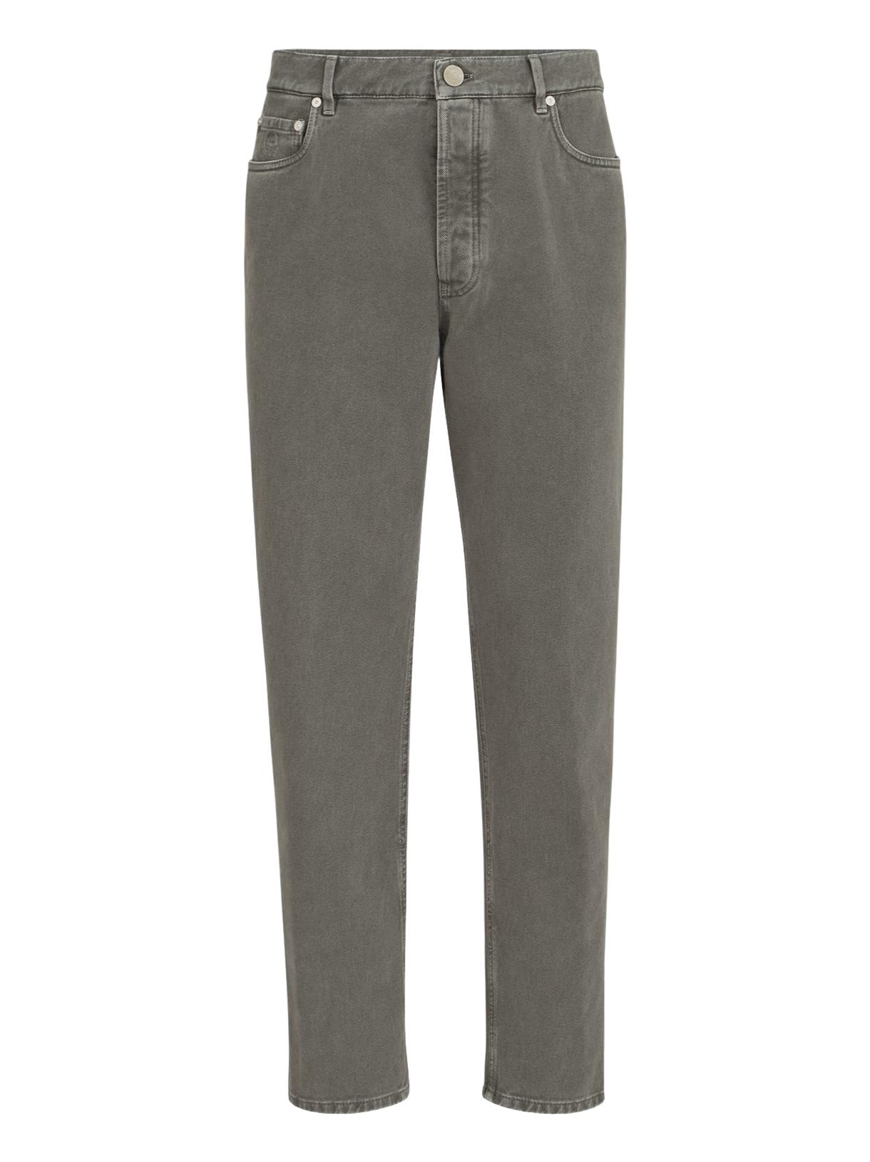 BRUNELLO CUCINELLI Brunello Cucinelli Garment-Dyed Iconic Fit Five-Pocket Trousers