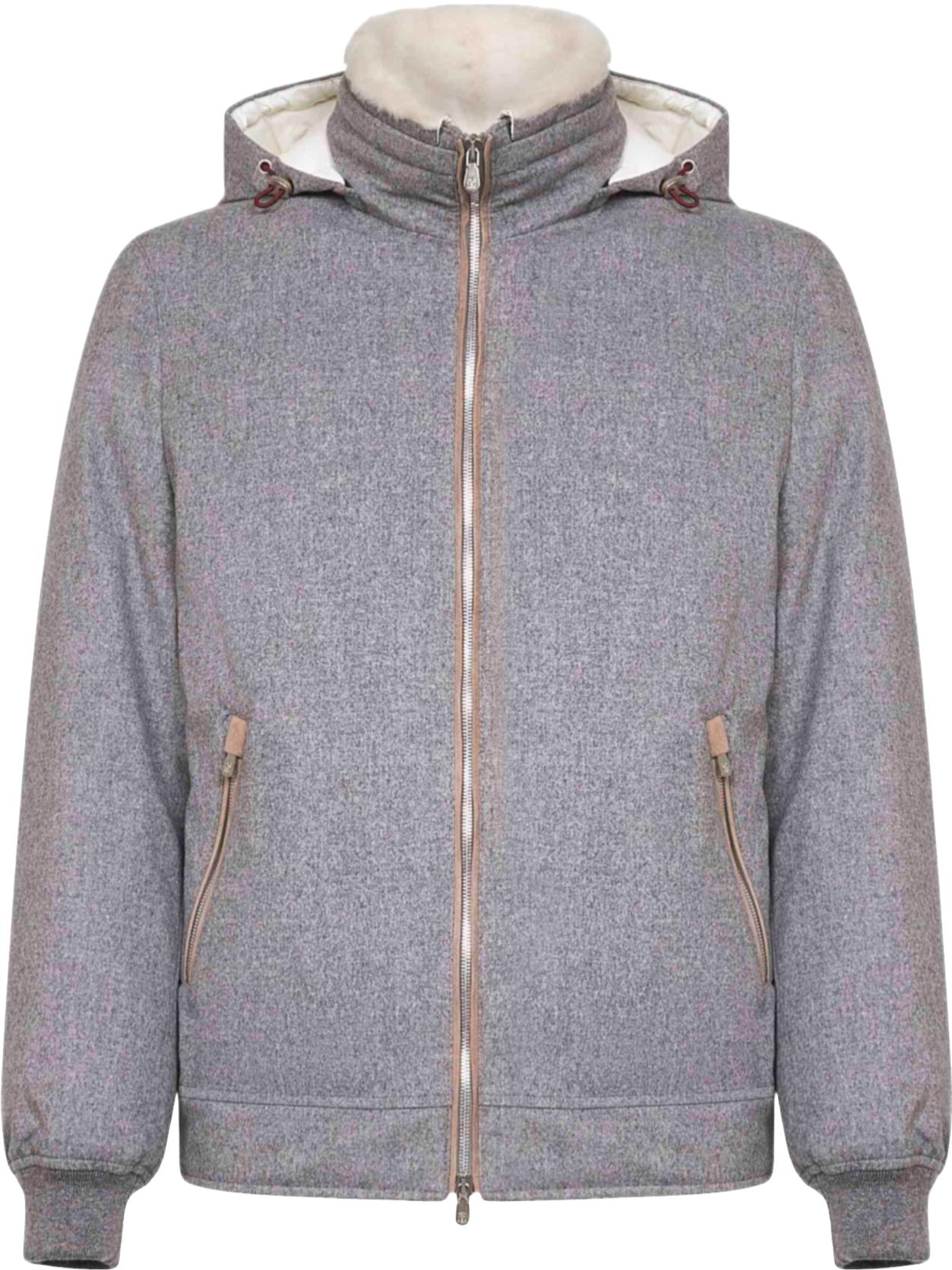 DIESEL® Diesel Hooded Logo-Detail Fleece Jacket