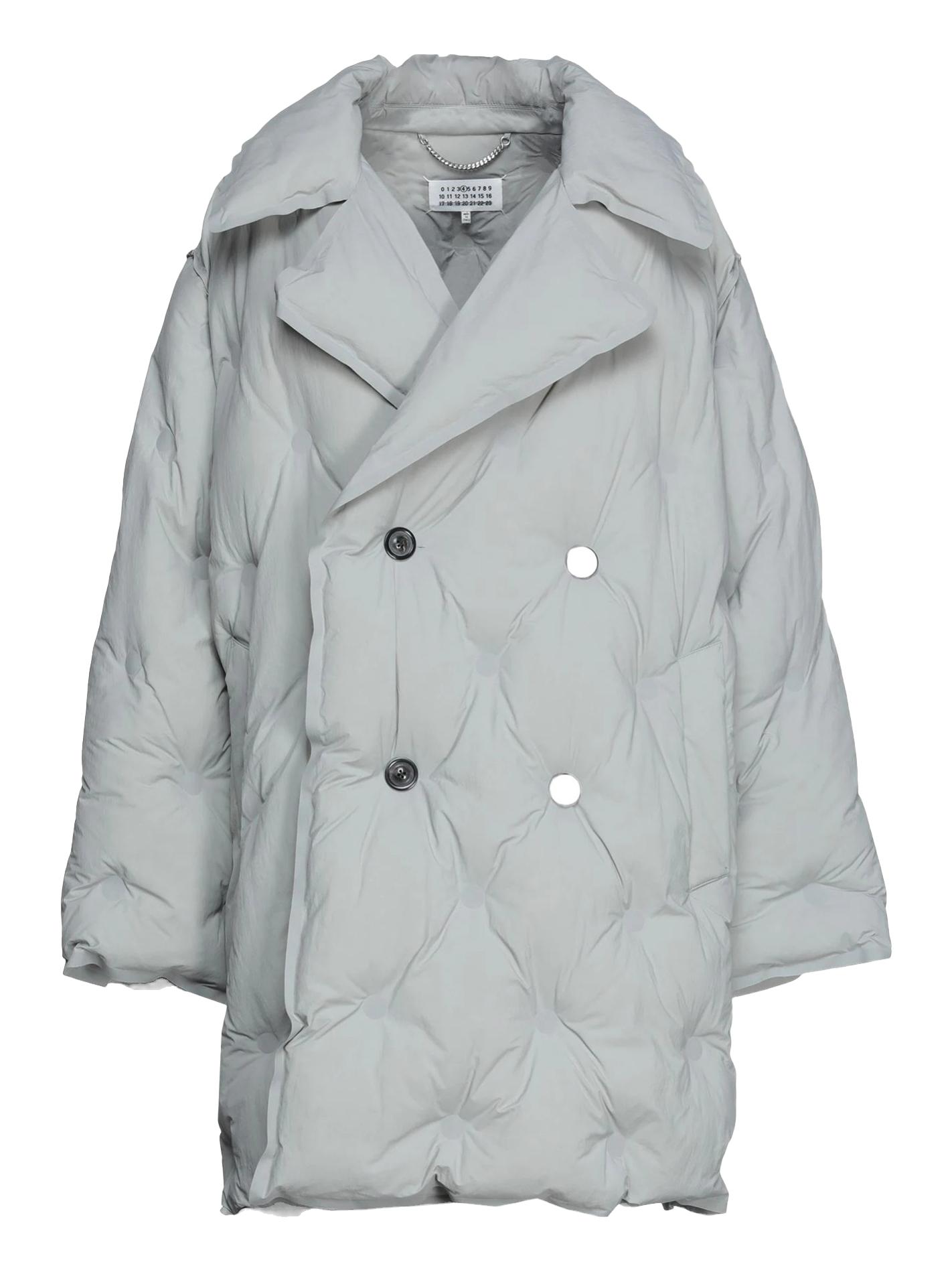 MAISON MARGIELA Maison Margiela Long-Sleeve Double-Breasted Down Coat