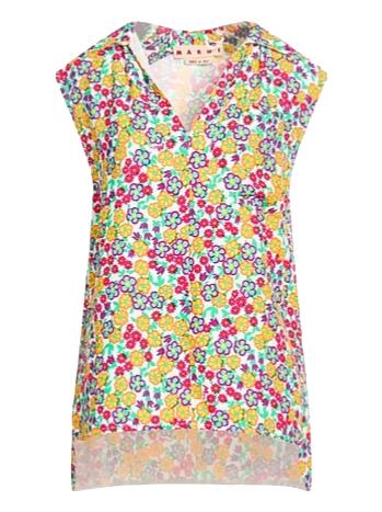 ULLA JOHNSON Ulla Johnson Sleeveless Floral Print Rayon Top