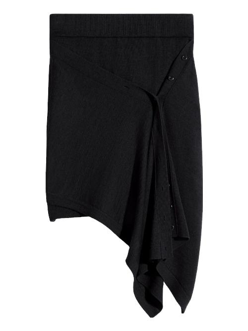 LEMAIRE Lemaire Buttoned Merino Wool Skirt