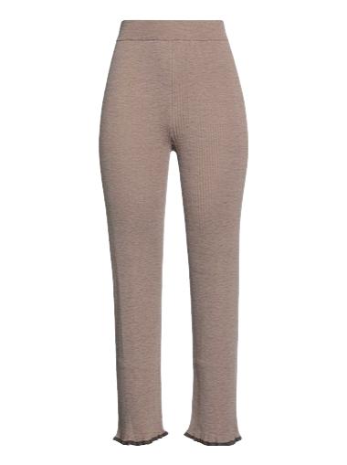 MAISON MARGIELA MM6 Maison Margiela Ribbed Knit Flared Trousers