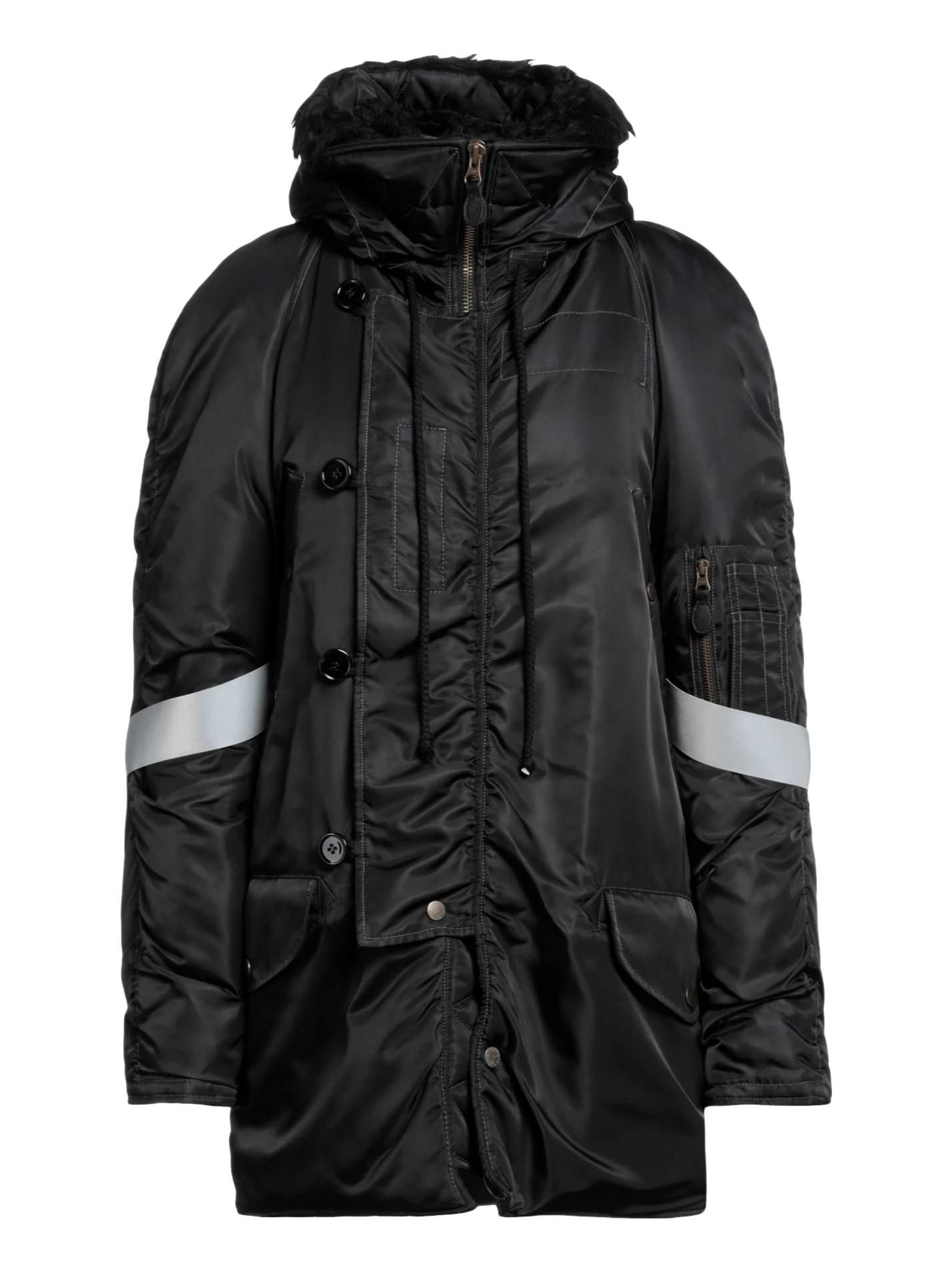 MAISON MARGIELA Mm6 Maison Margiela Black Fleece Parka