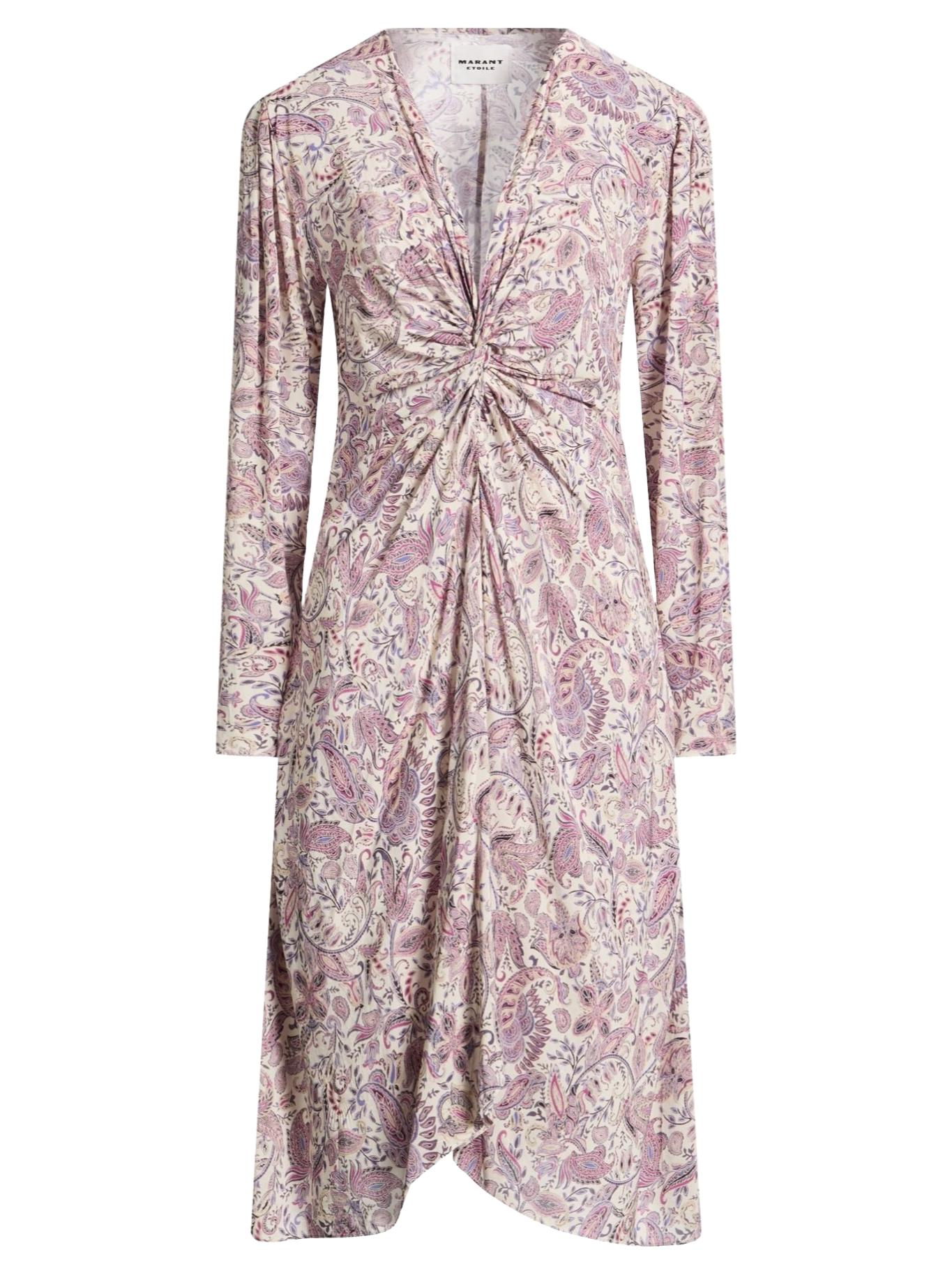 ISABEL MARANT ÉTOILE Isabel Marant Etoile Midi Dress with Long Sleeves and V-Neck