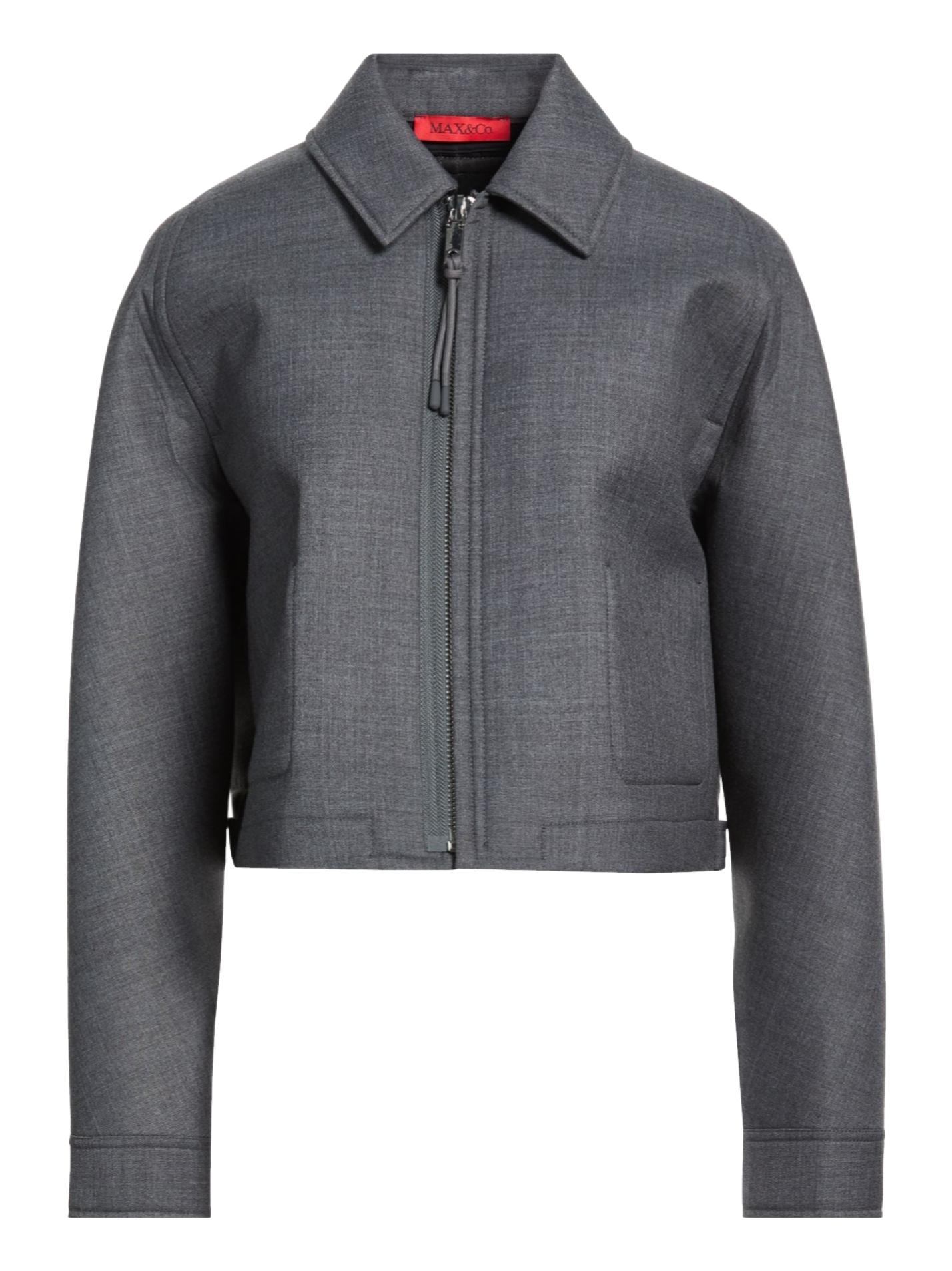 MAXCO. MAX&Co. Cropped Zip-Up Jacket