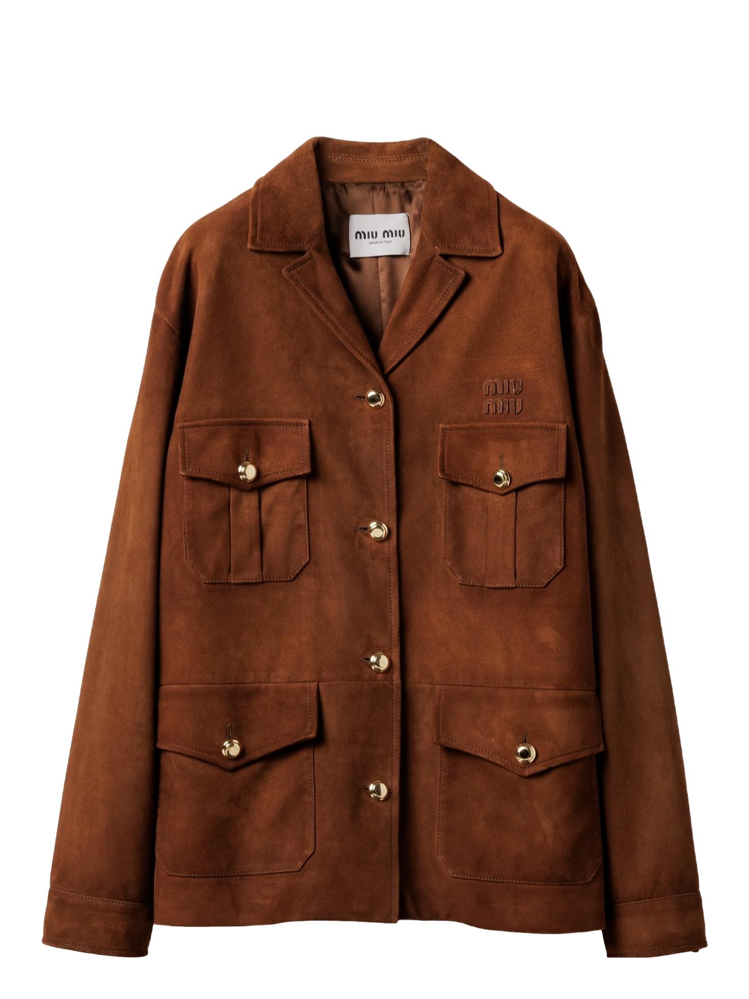 MIU MIU Miu Miu Suede Jacket