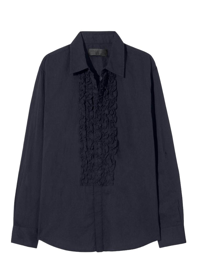 NILI LOTAN Nili Lotan Nathael Ruffled Shirt