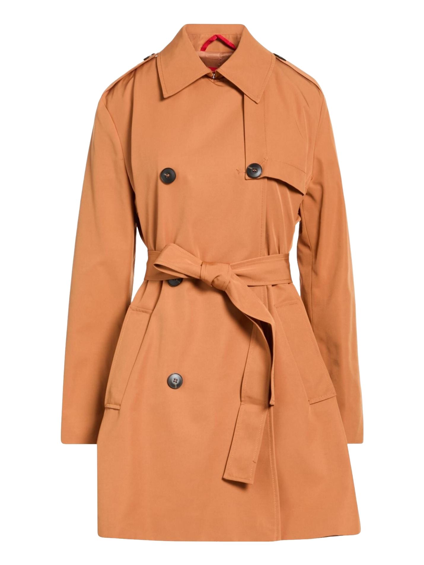 MAX & CO. MAX&Co. Double-Breasted Trench Coat with Belt