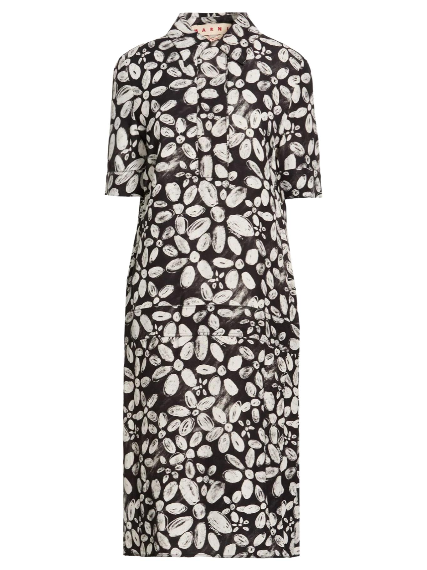 MARNI Marni Floral Print Midi Dress