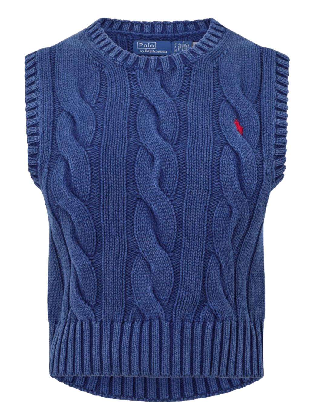 POLO RALPH LAUREN Polo Ralph Lauren Knitted Braided Knit Vest