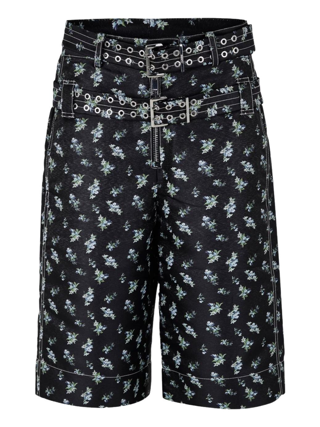 GANNI Ganni Jacquard Floral Shorts