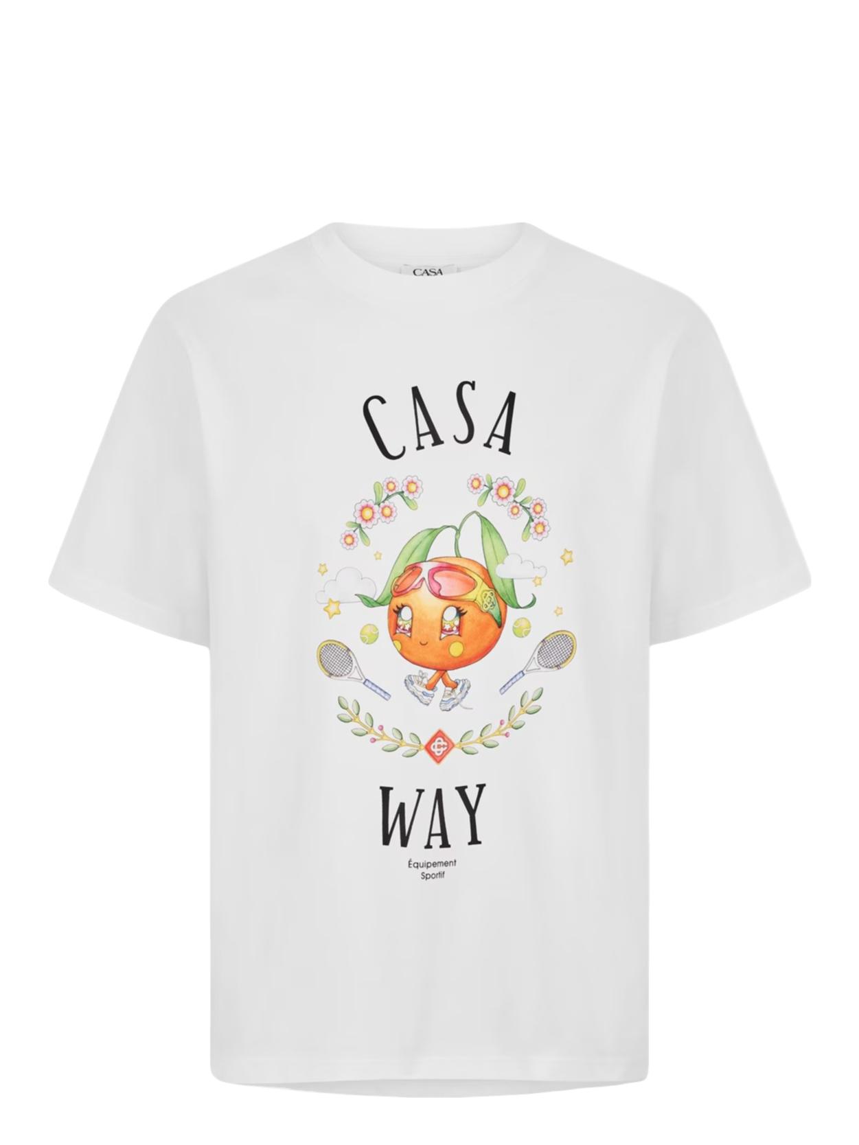CASABLANCA Logo crew neck T-shirt