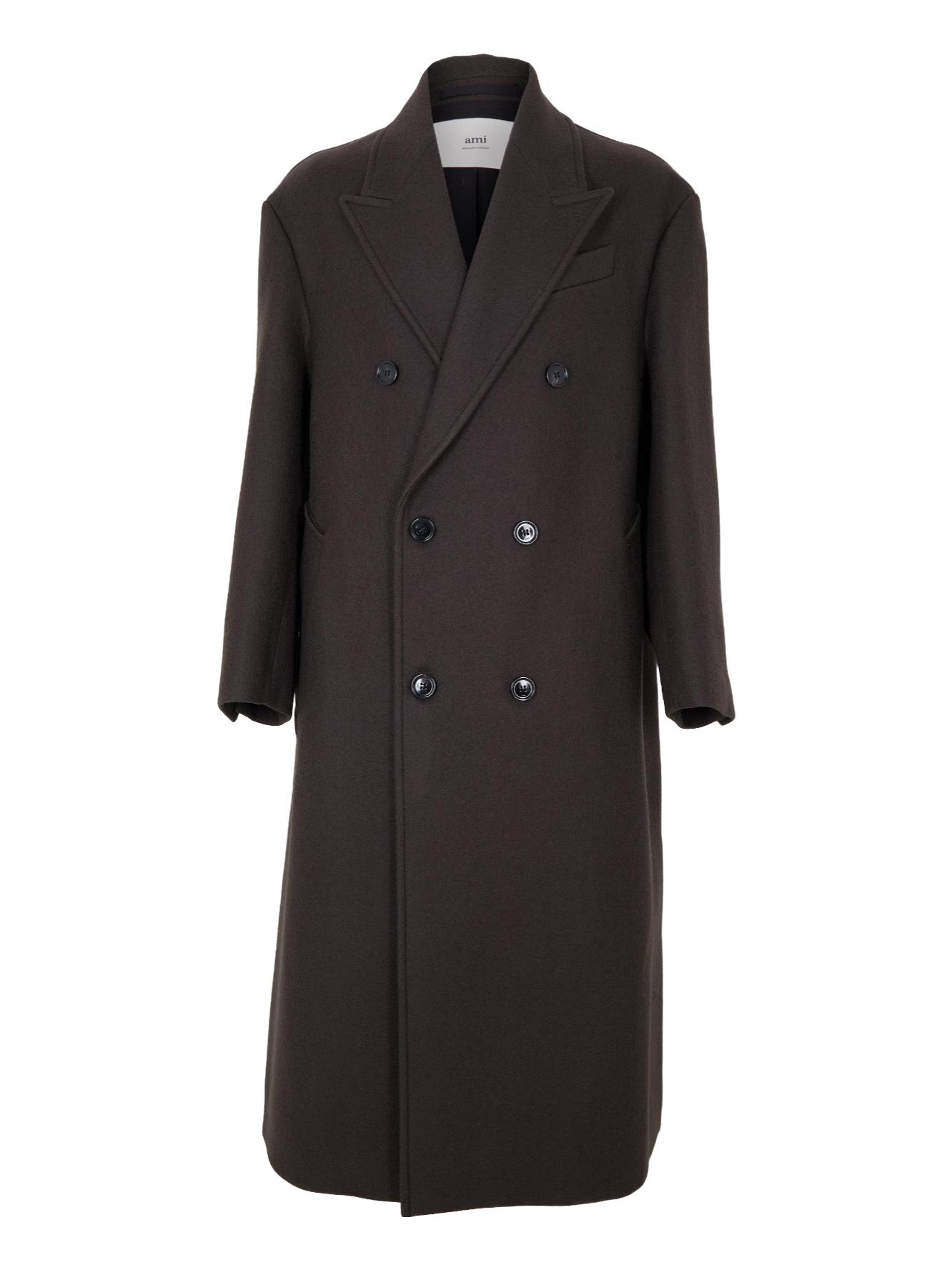 AMI Ami Paris Double Breasted Overcoat
