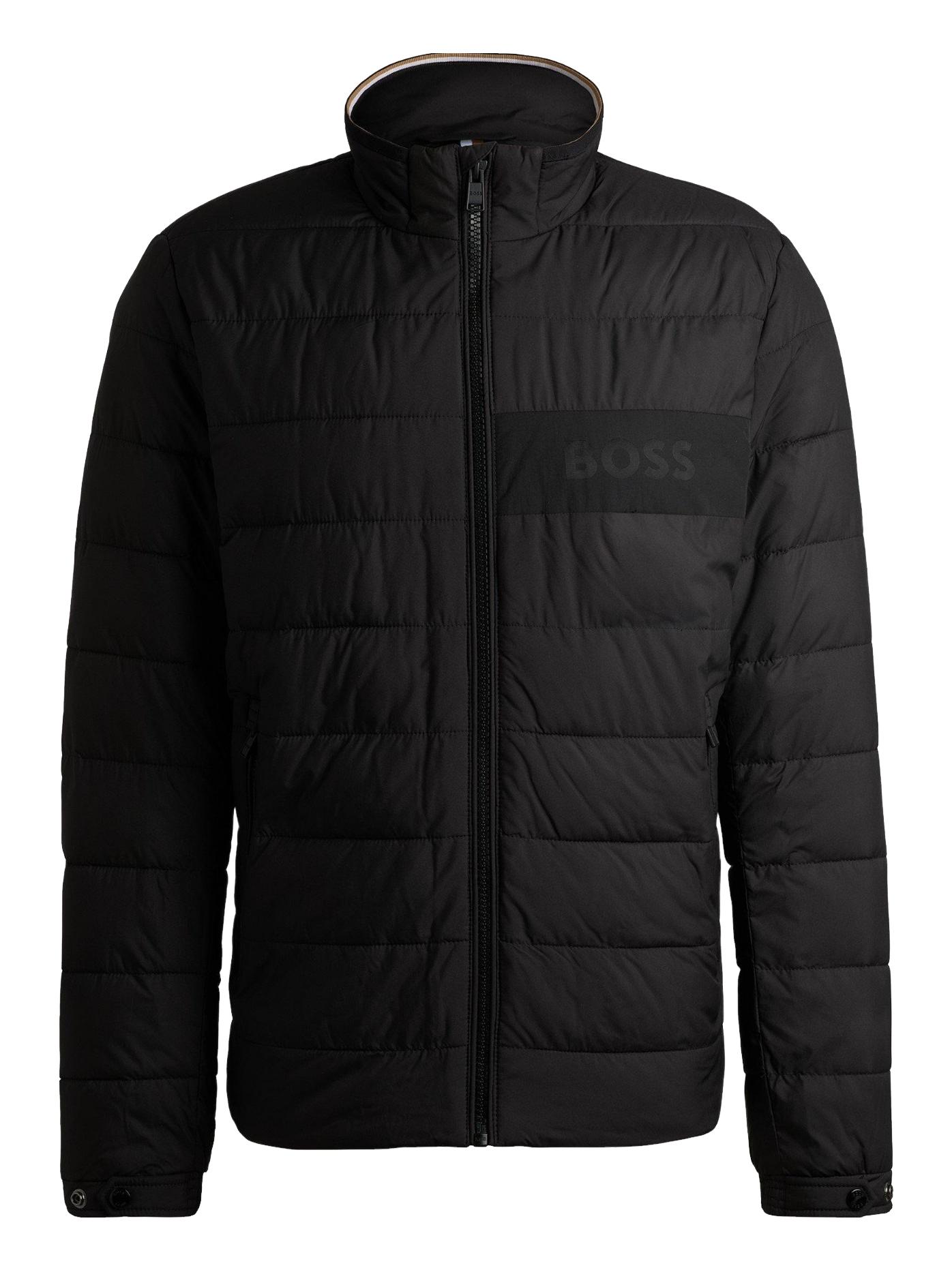 HUGO BOSS Hugo Boss Padded Zip-Up Jacket with Stand Collar