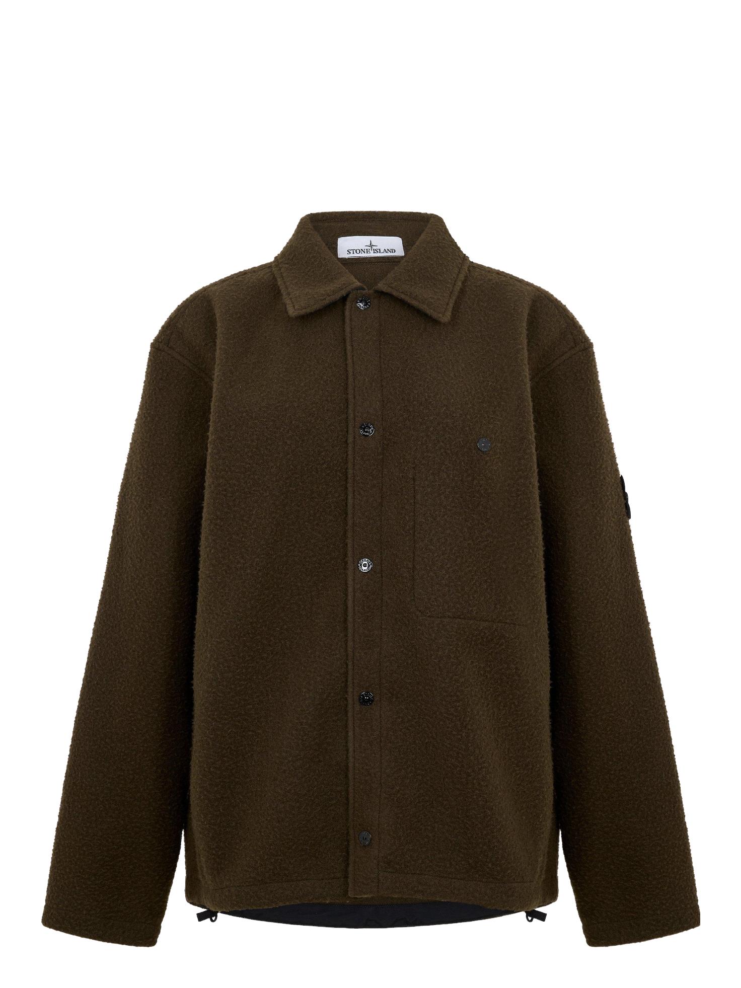 STONE ISLAND wool overshirt