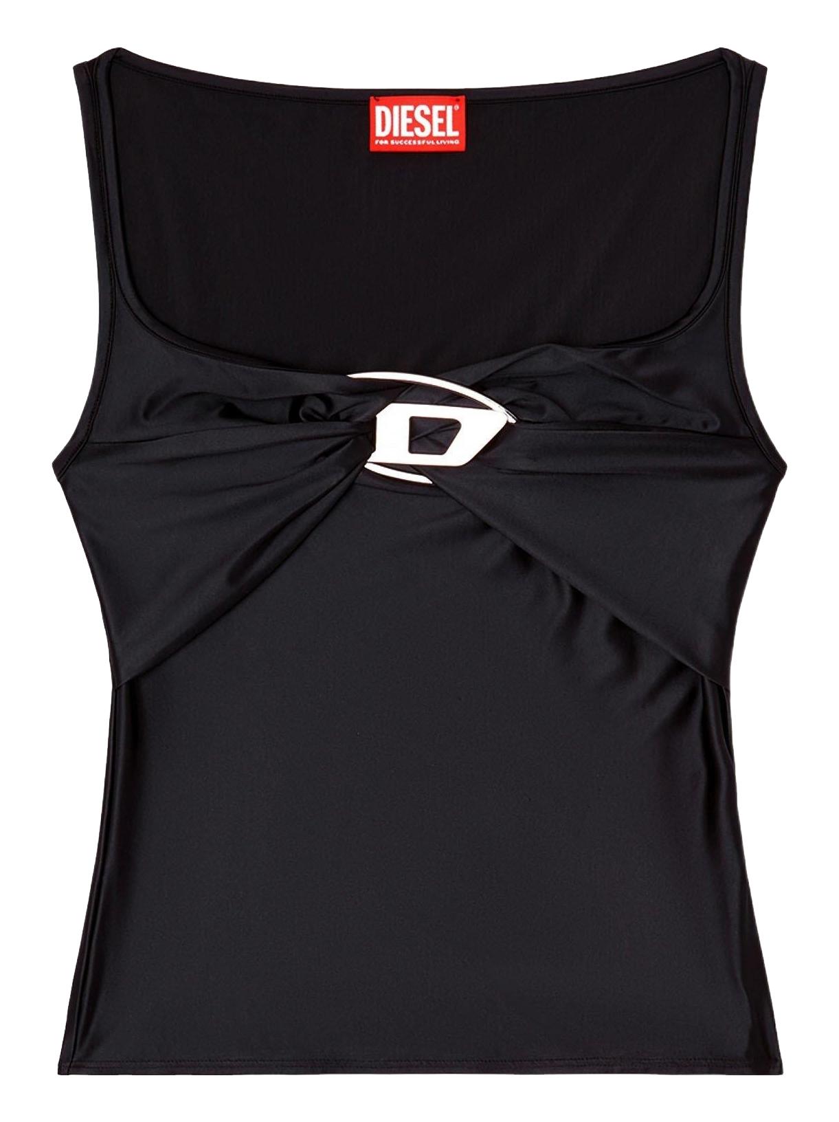 DIESEL® Diesel Sleeveless Top with Twisted Detail and Cut-Out