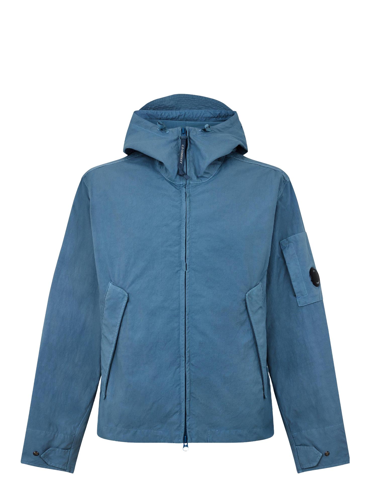 C.P. COMPANY C.P. Company Zip-Up Hooded Jacket with Arm Pocket