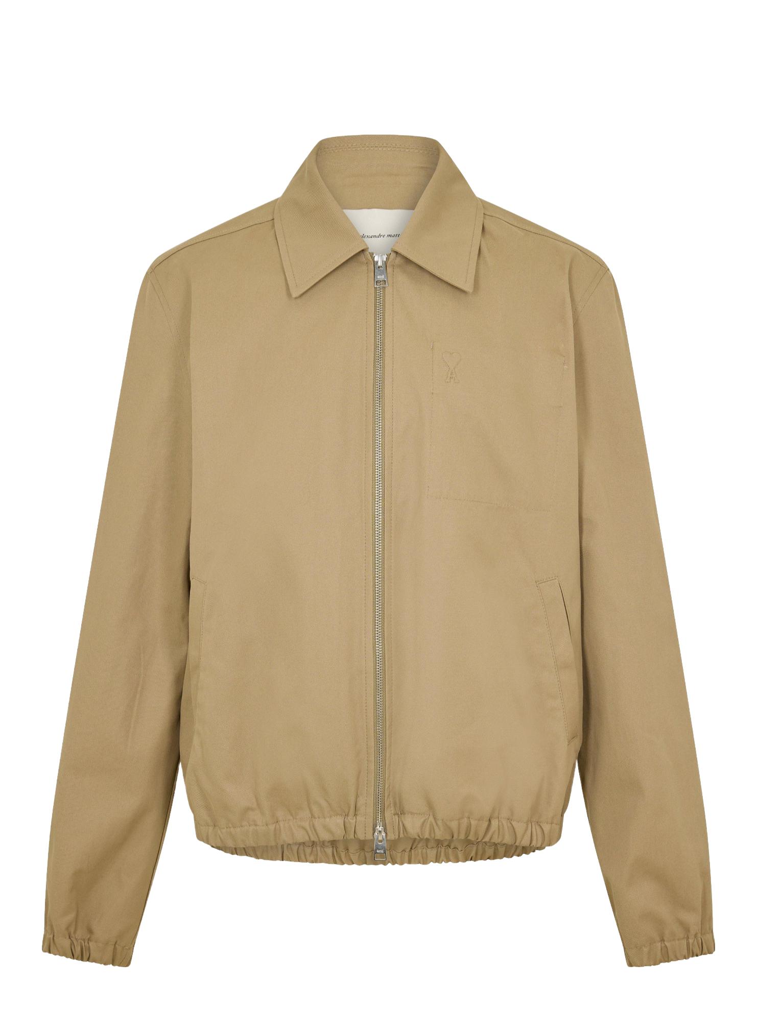 AMI Ami Paris Embossed Harrington Jacket