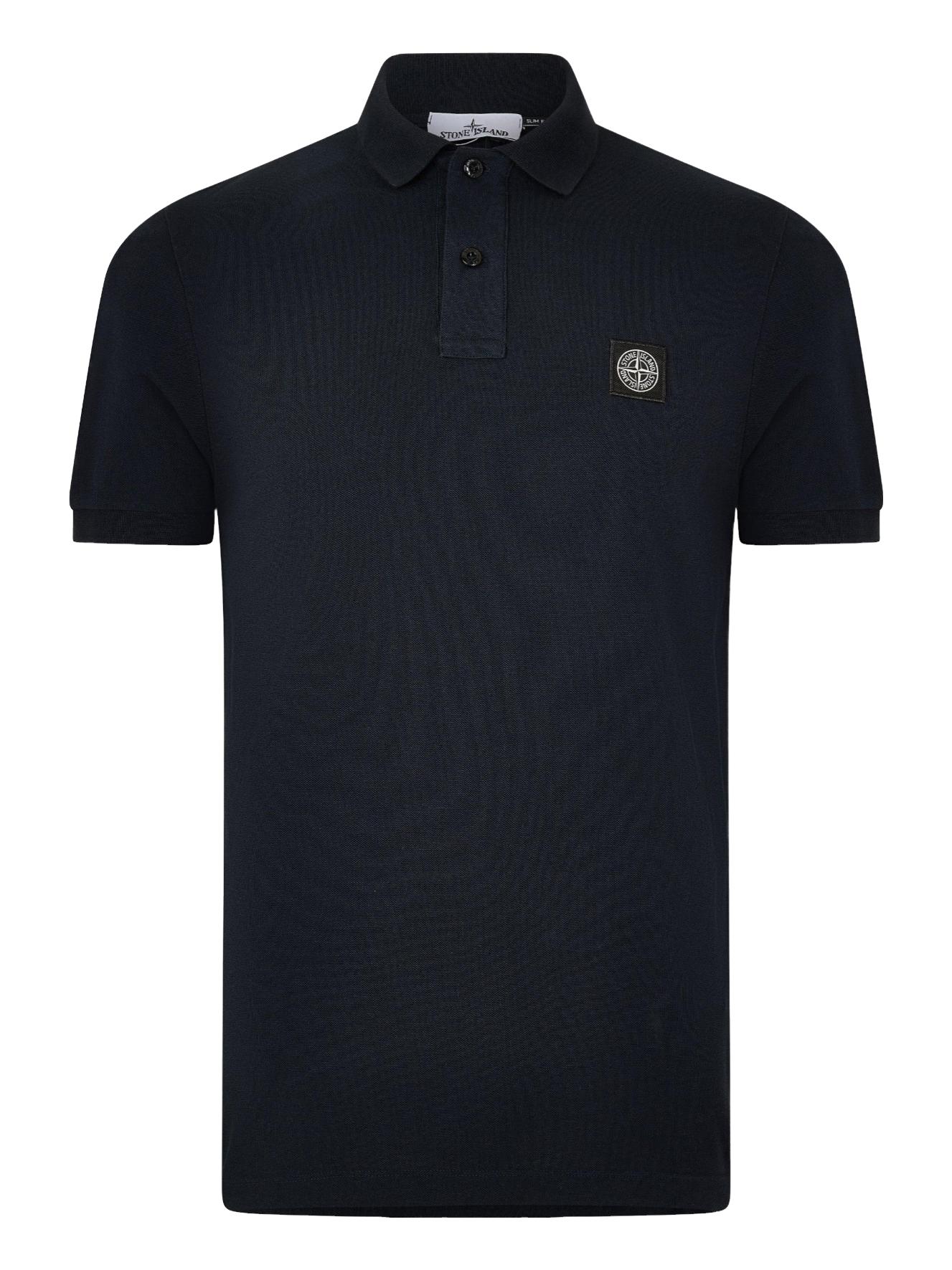 STONE ISLAND Cotton Compass Logo Polo Shirt