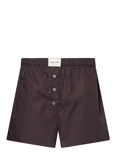 SPORTY & RICH Sporty & Rich Logo Cotton Poplin Shorts