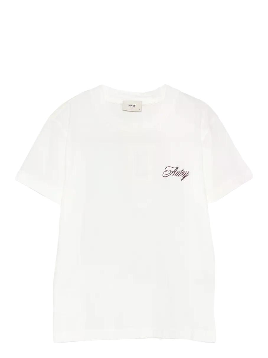 AUTRY Autry Logo Embroidered Cotton T-Shirt