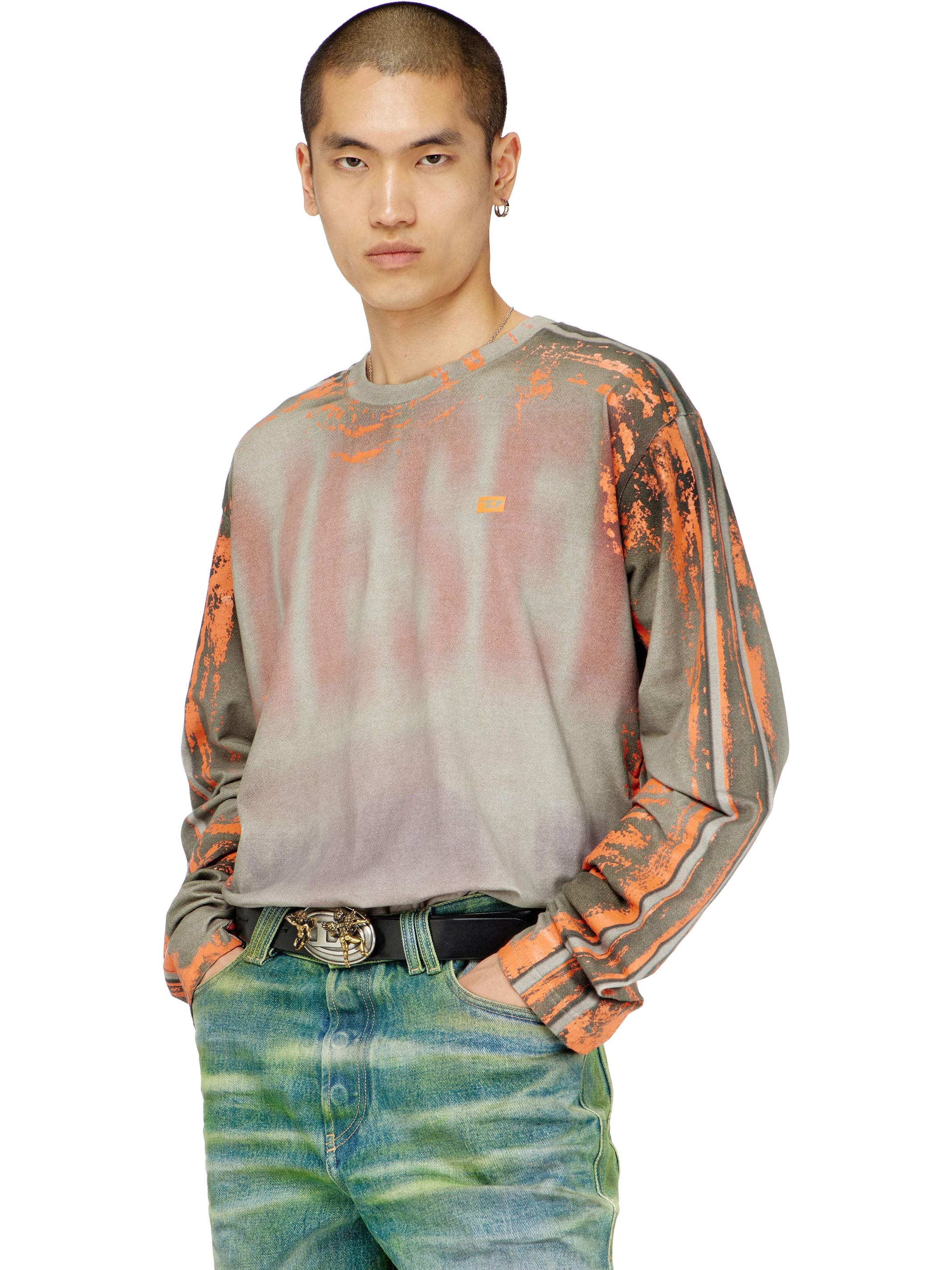 DAILY PAPER Logo-Print Down Jacket