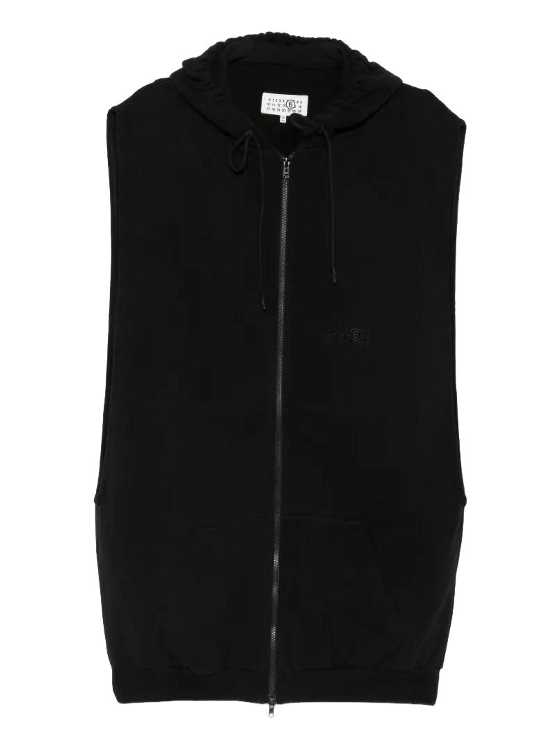 MAISON MARGIELA MM6 Maison Margiela Sleeveless Hooded Jacket