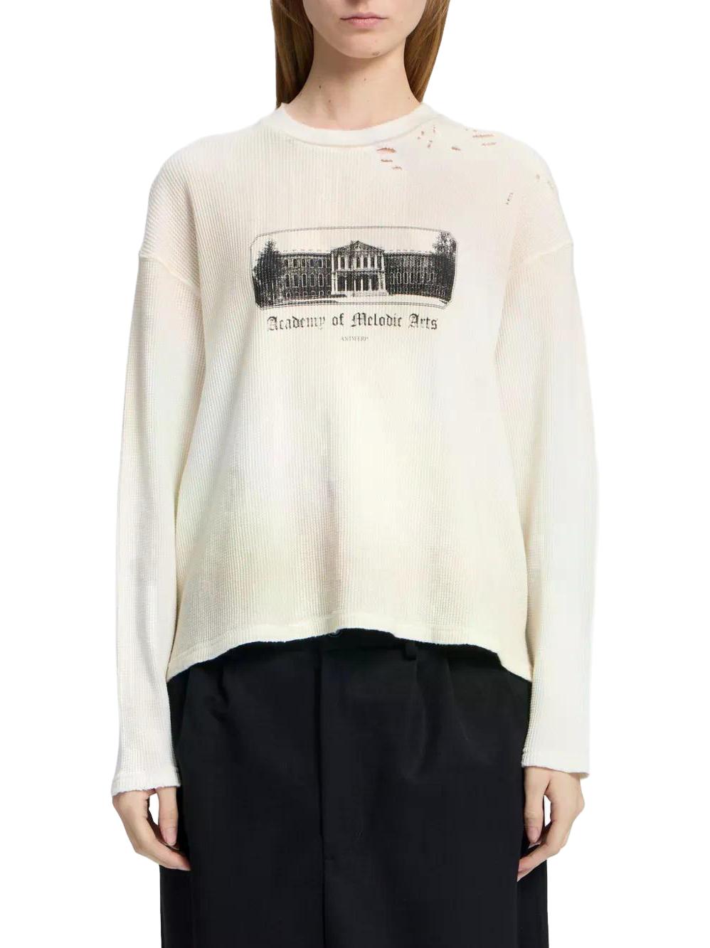 ANN DEMEULEMEESTER Ann Demeulemeester Distressed Long-Sleeve T-Shirt
