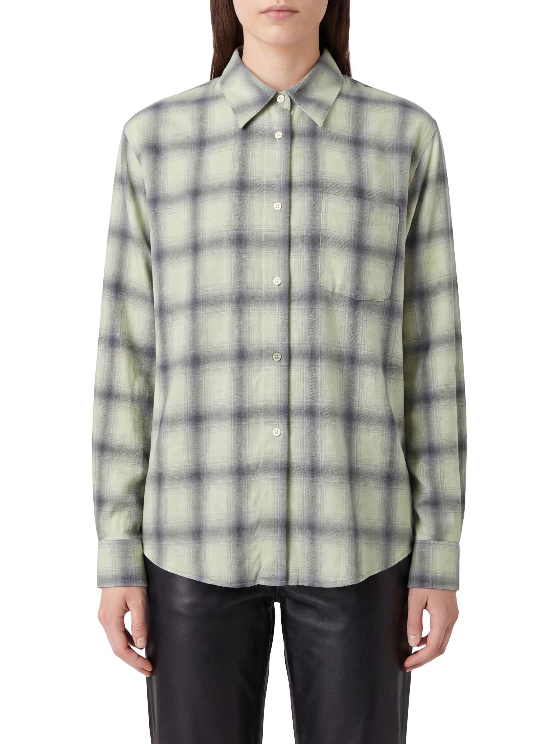 OUR LEGACY Our Legacy Long-Sleeved Check-Pattern Viscose Shirt