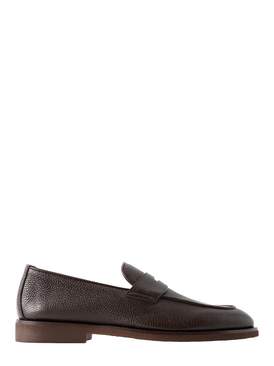 BRUNELLO CUCINELLI Brunello Cucinelli Full-Grain Leather Penny Loafers