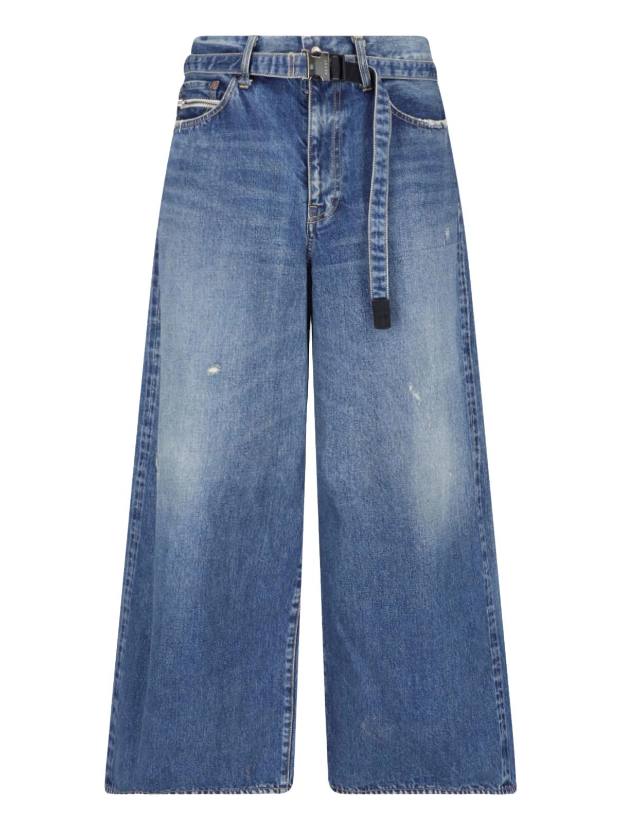 SACAI Sacai Wide Waist Jeans