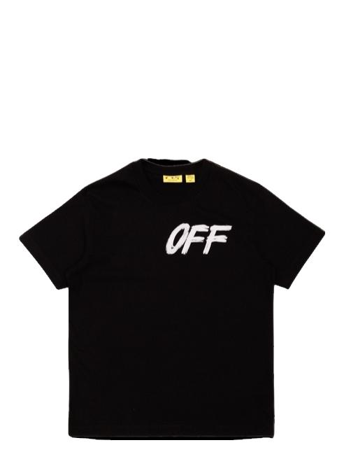 OFF-WHITE Off-White Logo-Print Denim Skirt