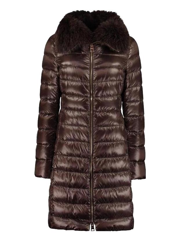 HERNO HERNO Elisa Fur Trimmed Padded Coat