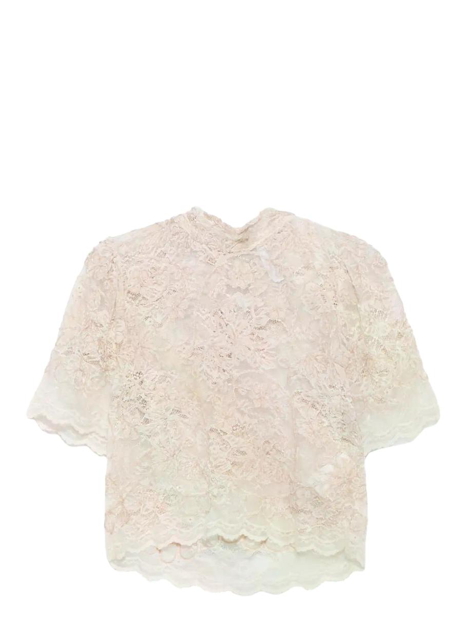 SANDRO Amani Guipure Lace Trousers