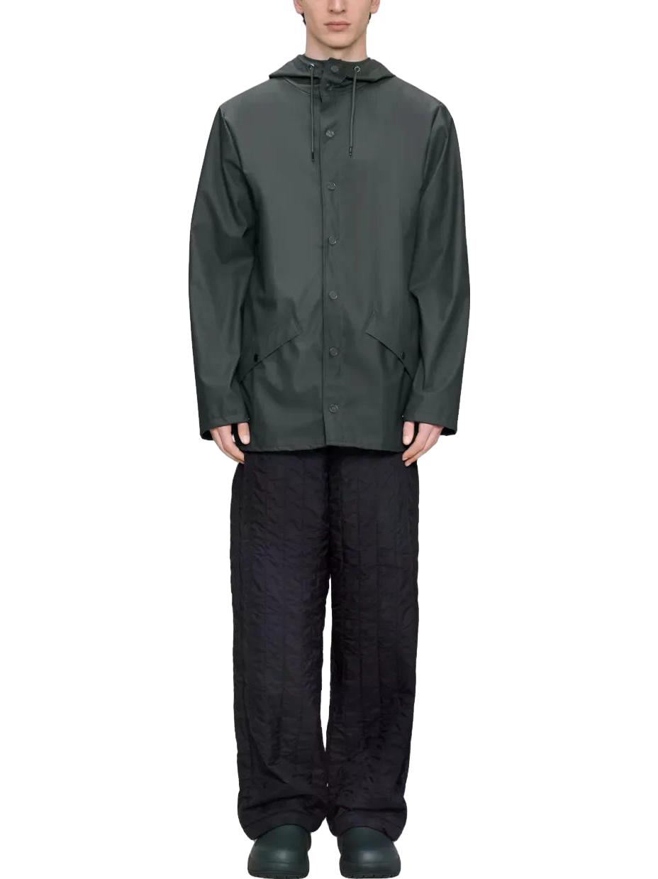 RAINS Rains Hooded Fishtail-Hem Jacket