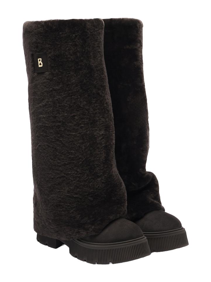 BOGNER Bogner Turin Shearling Knee-High Boots
