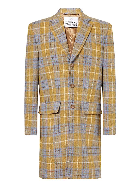 VIVIENNE WESTWOOD VIVIENNE WESTWOOD Huddersfield Check Wool Coat