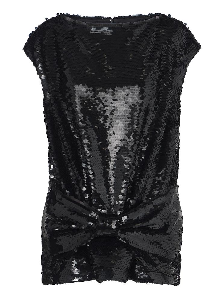 MANILA GRACE MANILA GRACE Sequin Embellished Sleeveless Top