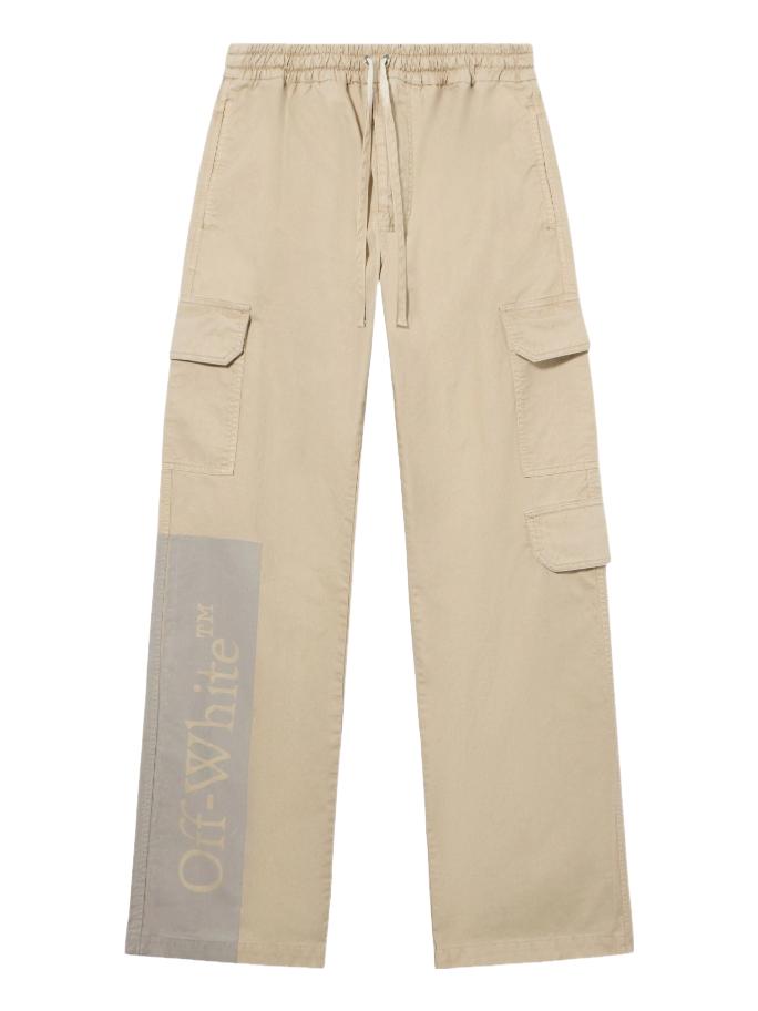 OFF-WHITE Off-White Big Bookish Cotton Cargo Pants