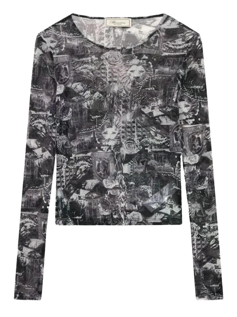BLUMARINE Blumarine Printed Jersey T-Shirt