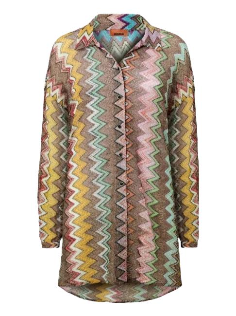 MISSONI Missoni Classic Zig Zag Cotton Viscose Trousers