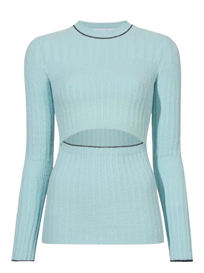 CHLOÉ wool flared trousers
