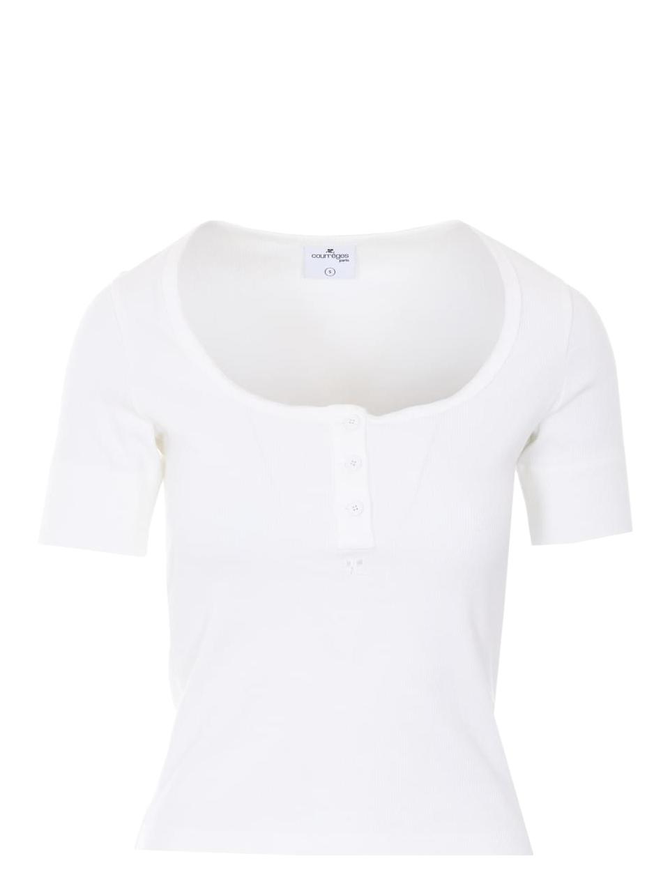 ME+EM Textured Zip-Front Relaxed Top