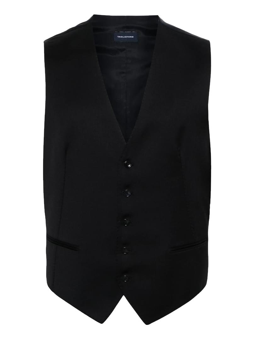 TAGLIATORE TAGLIATORE Virgin Wool Interlock Twill Vest