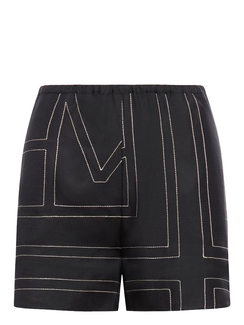 TOTÊME TOTEME Silk Monogram Shorts