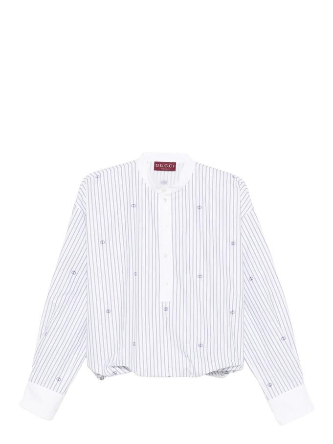 FORTE_FORTE Bow-Print Shirt