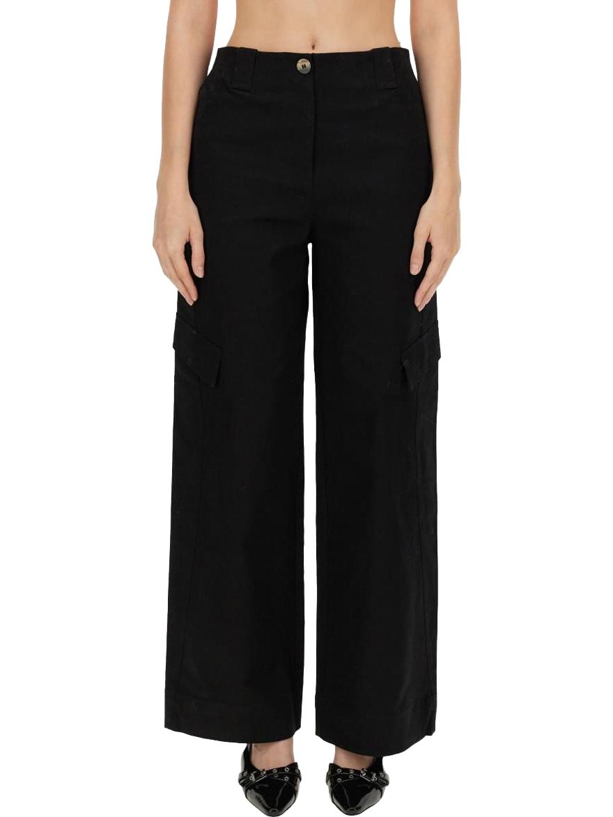 GANNI GANNI Herringbone Pants