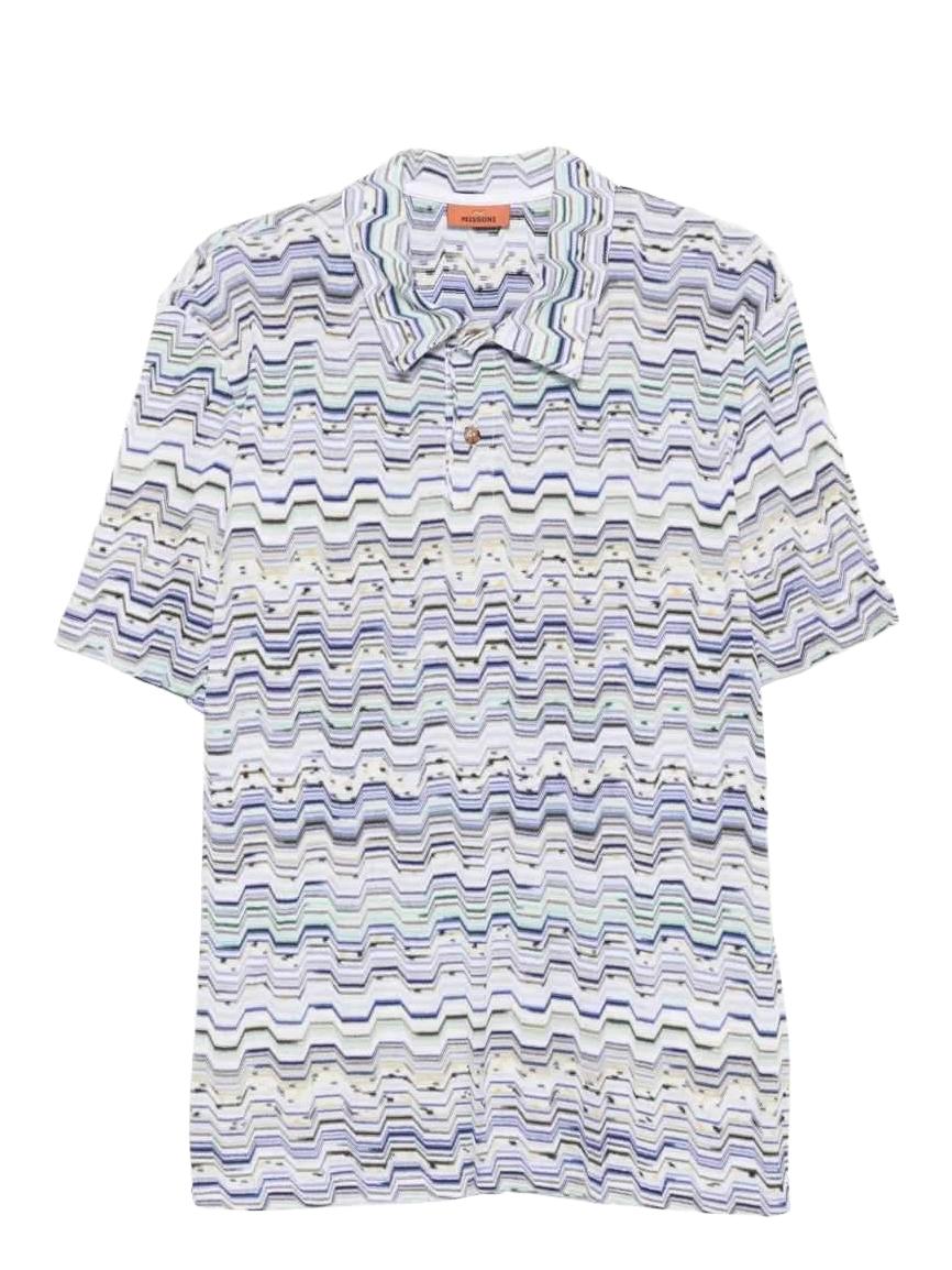 MISSONI Missoni Men Zigzag Polo