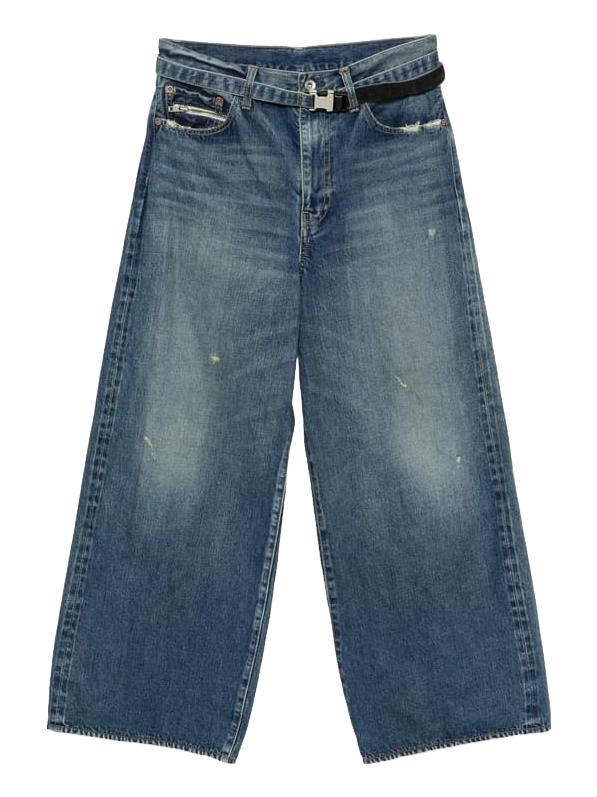 SACAI SACAI Wide-Leg Denim Jeans